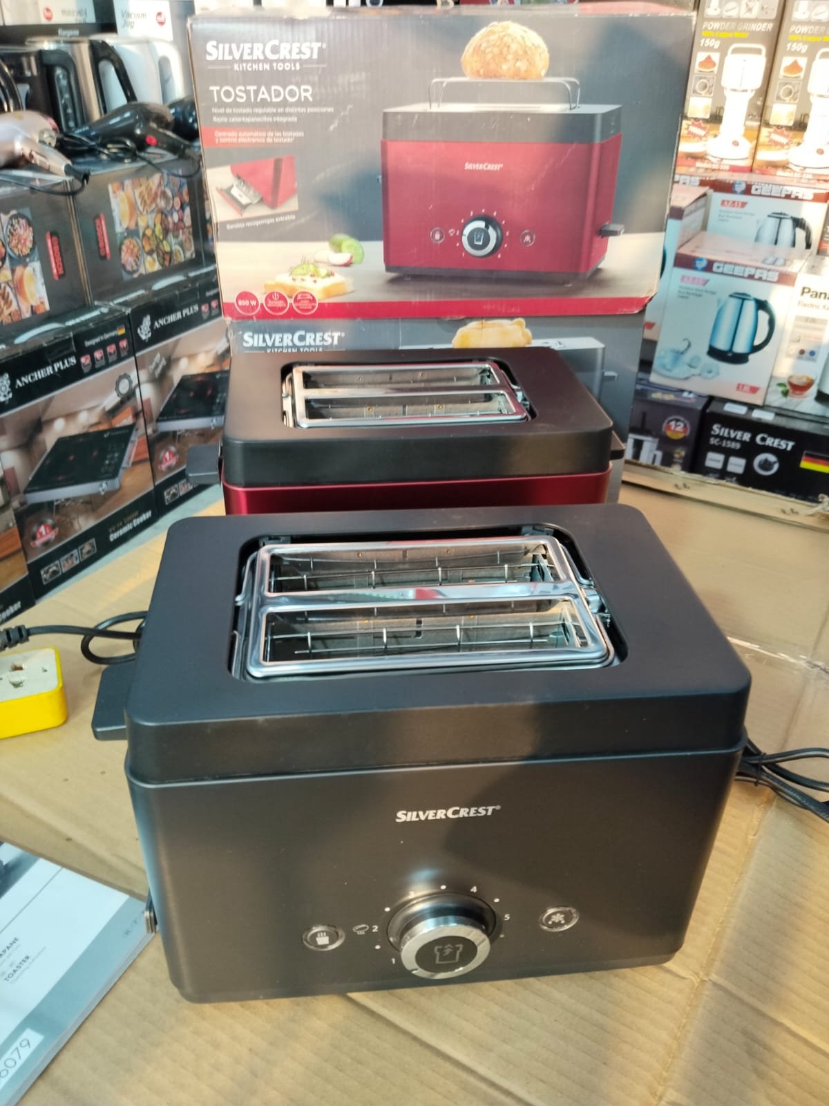 Germany lot imported SILVER CREST 2 Slice Digital Toaster 900W ...