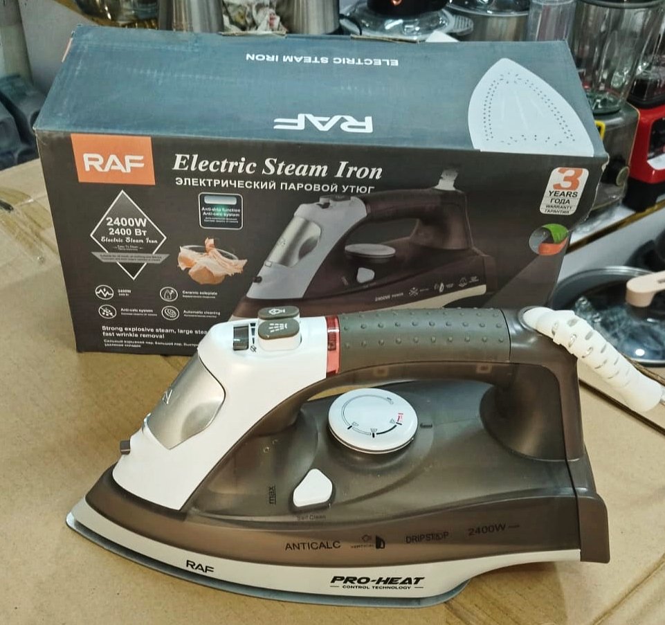 RAF Electric Steam Iron - Karkhano Market online Shop